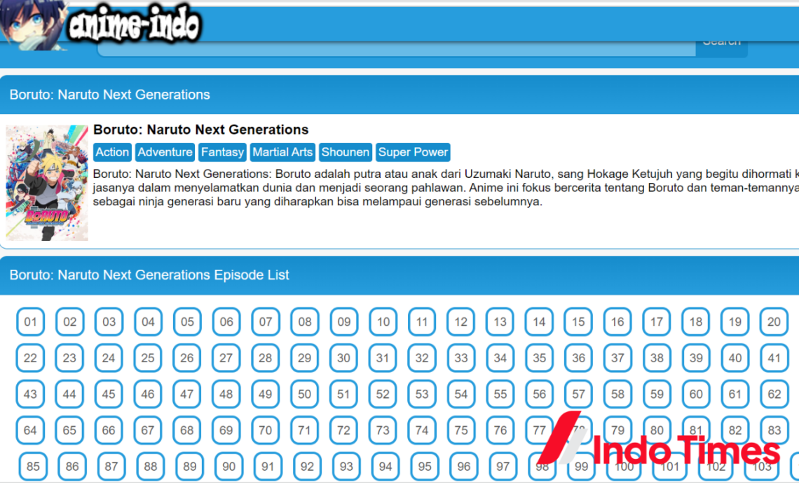 AnimeIndo Streaming TV 2023 Terlengkap dengan Subtitle Indonesia ...