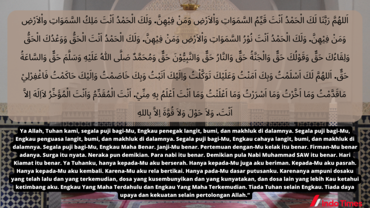 Doa Sholat Tahajud Lengkap dengan Fadhilahnya - IndoTimes