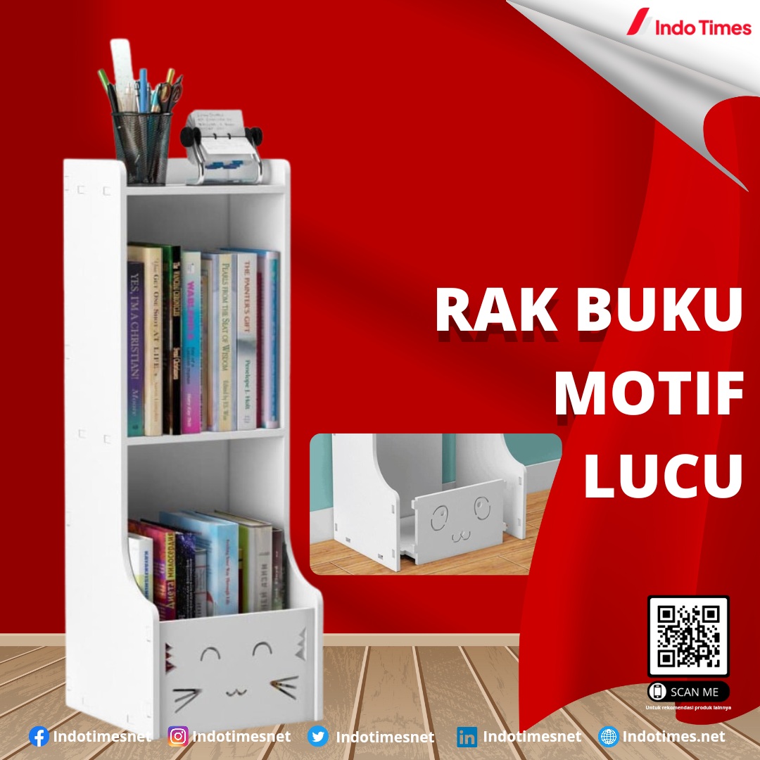 10 Rekomendasi Rak Buku Plastik Model Kekinian Harga Terjangkau - IndoTimes