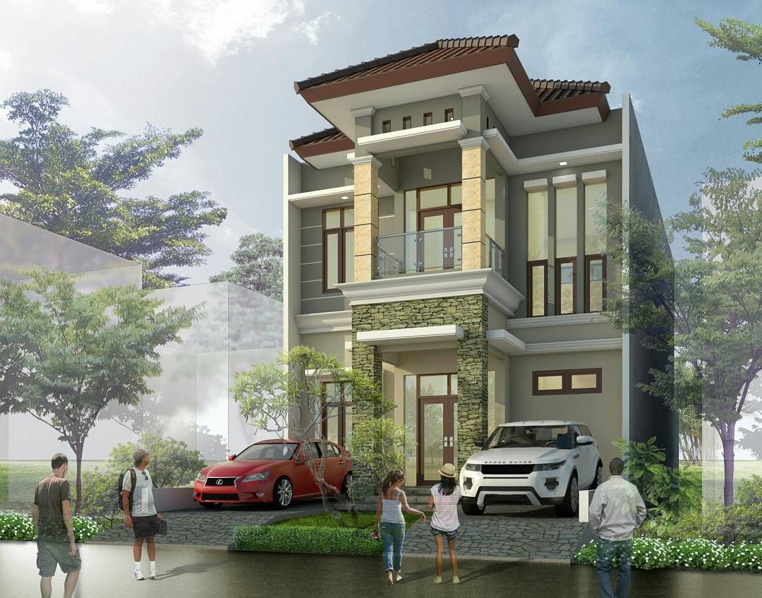Macam Desain Rumah Minimalis 2 Lantai dan Biayanya - IndoTimes