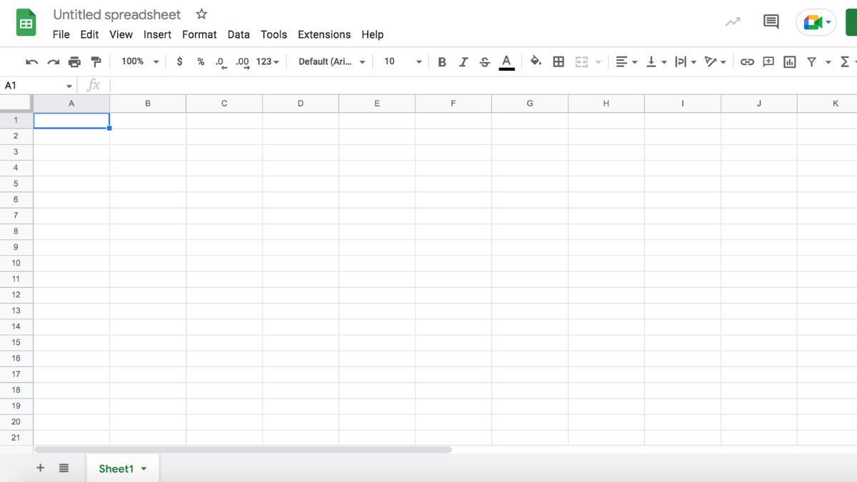 3 Cara Membuat Tabel di Spreadsheet - IndoTimes