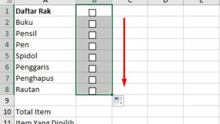8 Cara Membuat Checkbox di Excel, Mudah! - IndoTimes