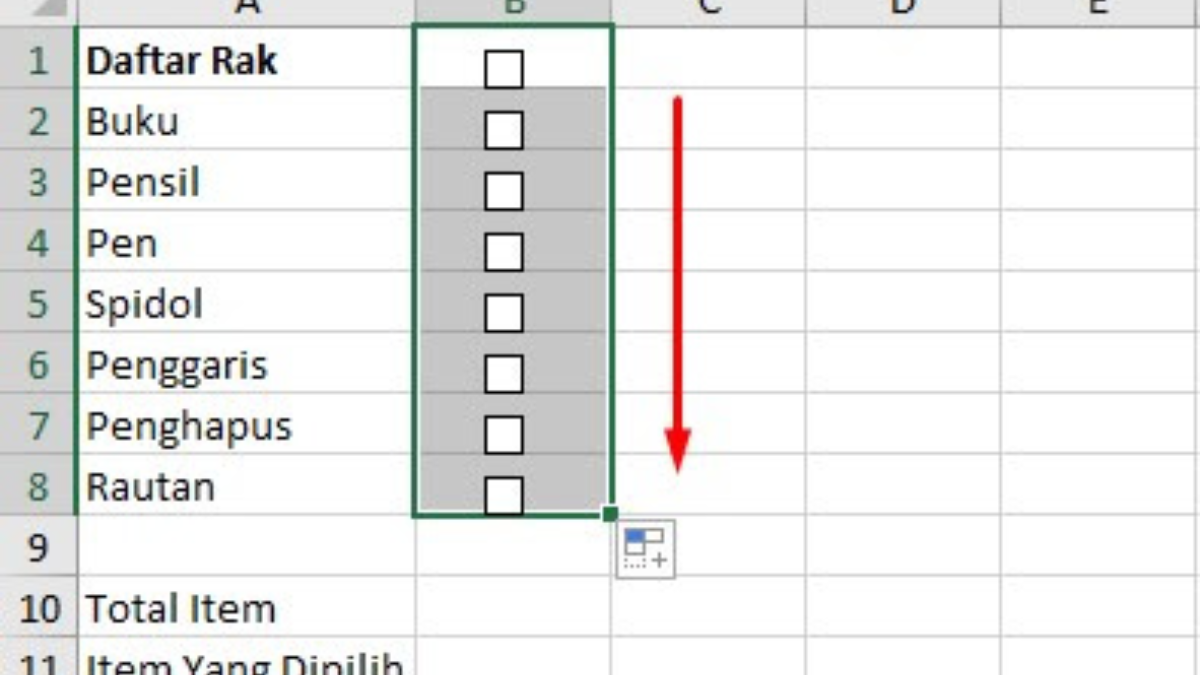 8 Cara Membuat Checkbox di Excel, Mudah! - IndoTimes
